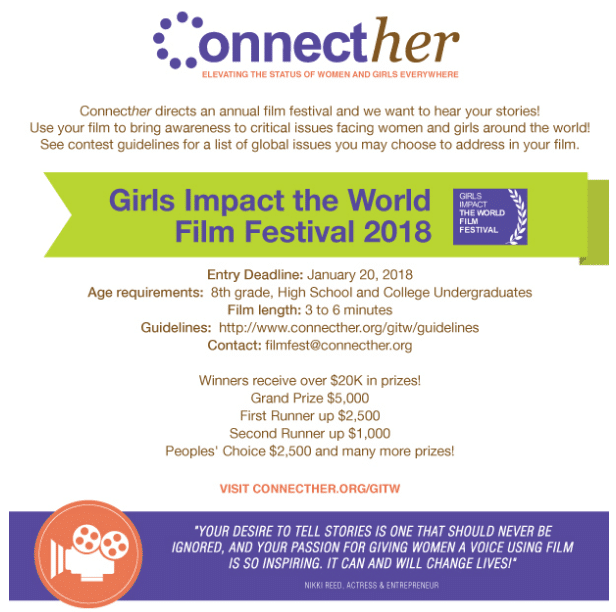 Do you know a Girl Changing the World? Enter for the Girls Impact the ...