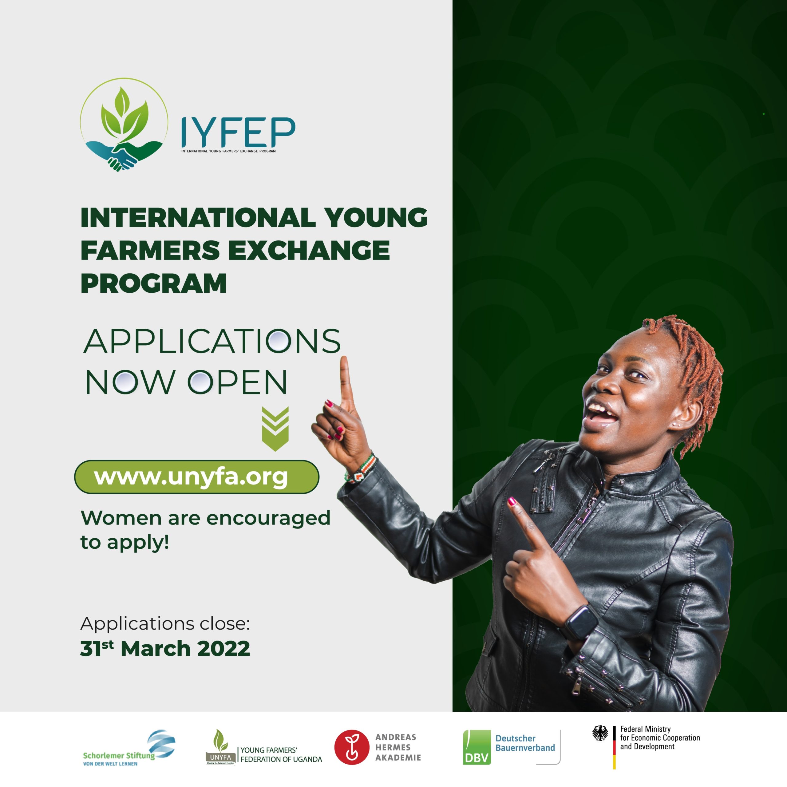 Uganda & Germany International Young Farmers Exchange Program 2022 - Call for Applications