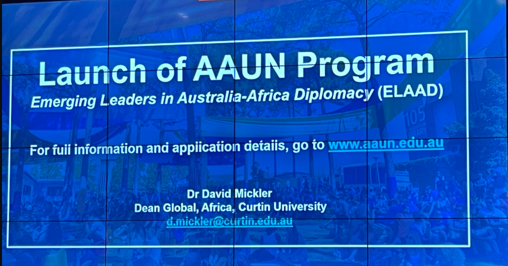 Emerging Leaders in Australia-Africa Diplomacy (ELAAD) Program 2022 - Call for Applications