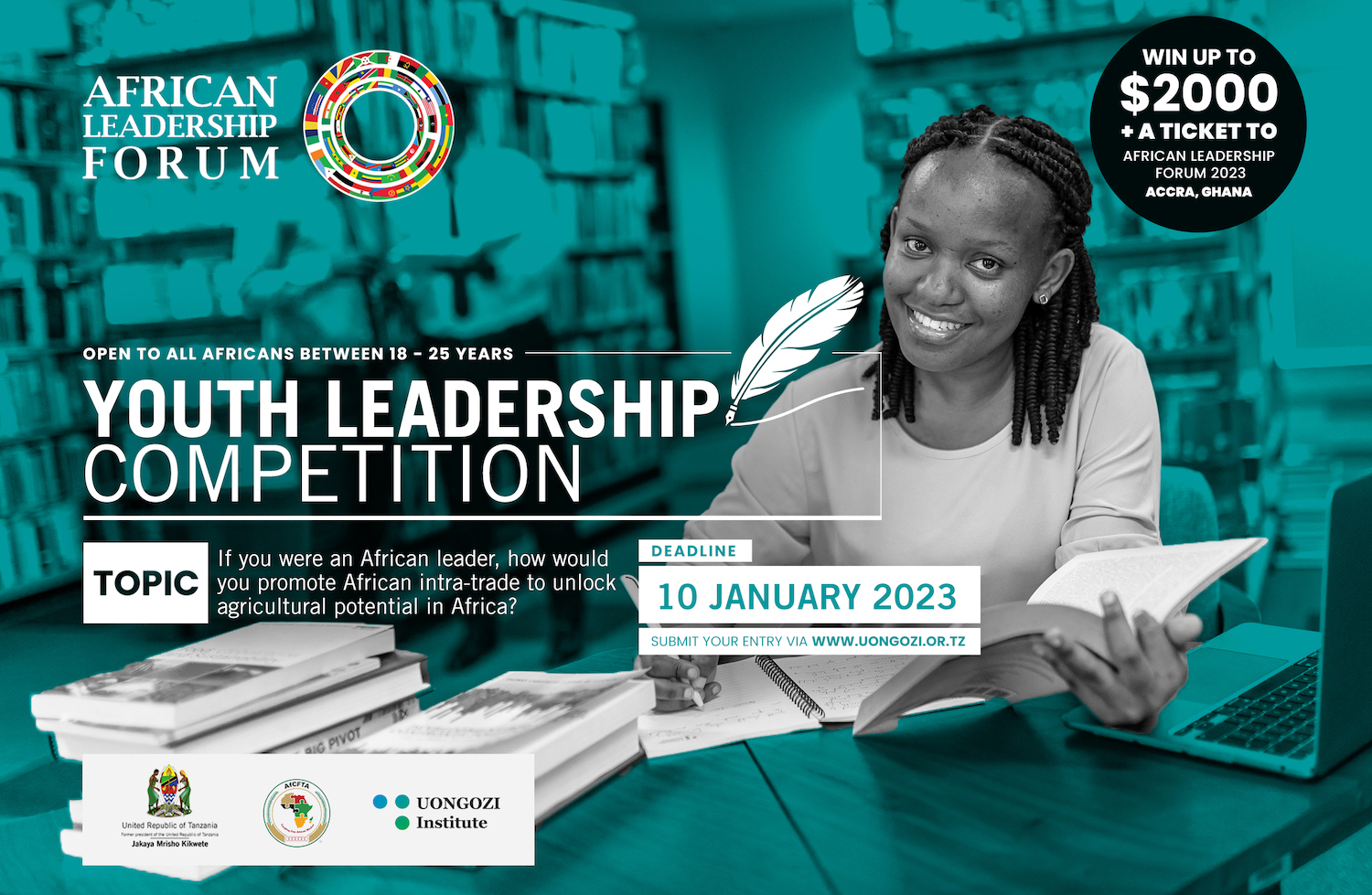 UONGOZI Institute Youth Leadership Essay Competition 2023 for Young Africans
