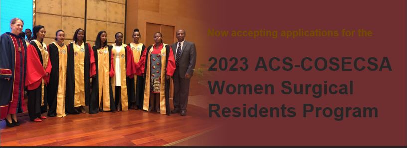 ACS-COSECSA Women Surgical Residents Scholarship 2023 for African Women ...