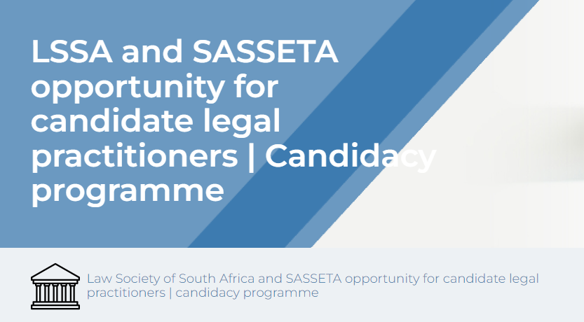 Law Society of South Africa/SASSETA Work Integrated Learning Programme ...