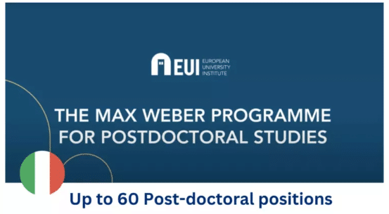 Italy - up to 60 Max Weber Post-doctoral Fellowships in political and ...