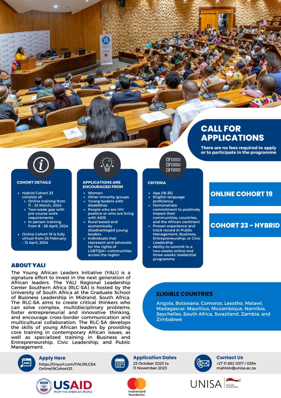 YALI Southern Africa Regional Leadership Program (Online Cohort 19 ...