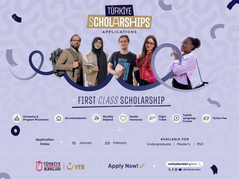 Government of Turkey Undergraduate, Masters & PhD Scholarships (Türkiye ...