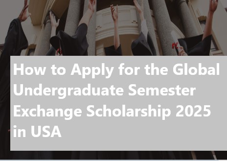 How to Apply for the Global Undergraduate Semester Exchange Scholarship ...