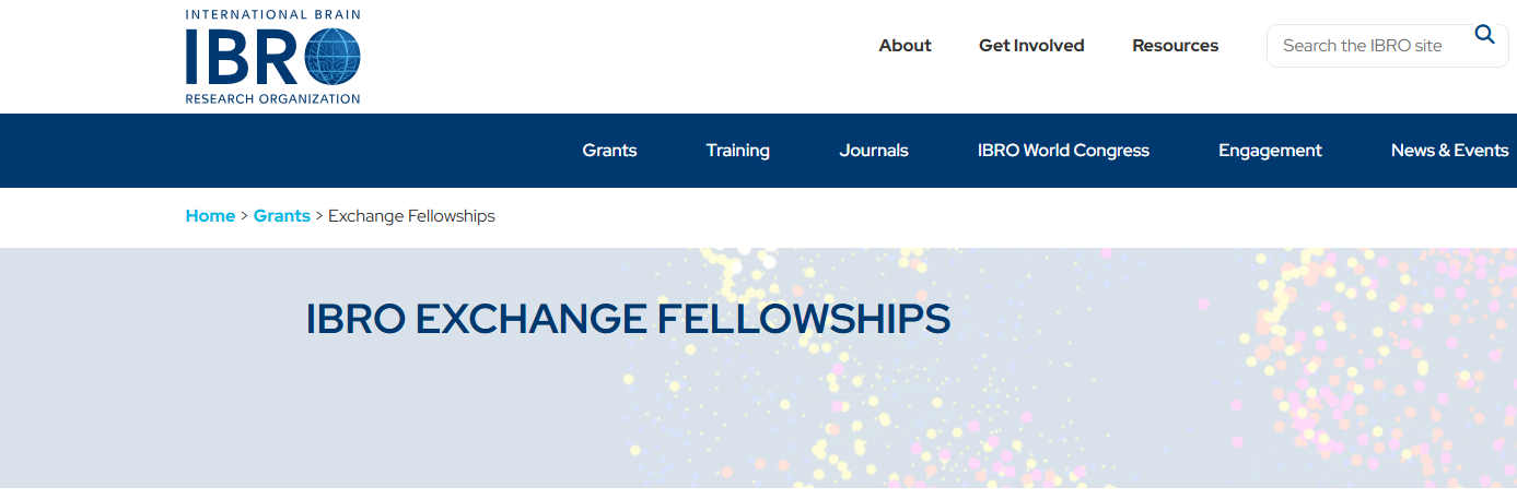 International Brain Research Organization (IBRO) Exchange Fellowships ...