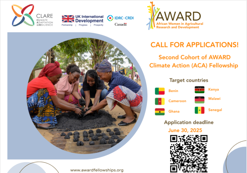 Call for Applications Now Open For The Second Cohort of AWARD Climate ...