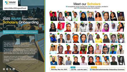 WAAW Foundation Scholarship for African Undergraduate Women Students 2025
