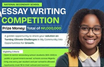 Nigeria National Essay Competition 2025 for Secondary School Students ...